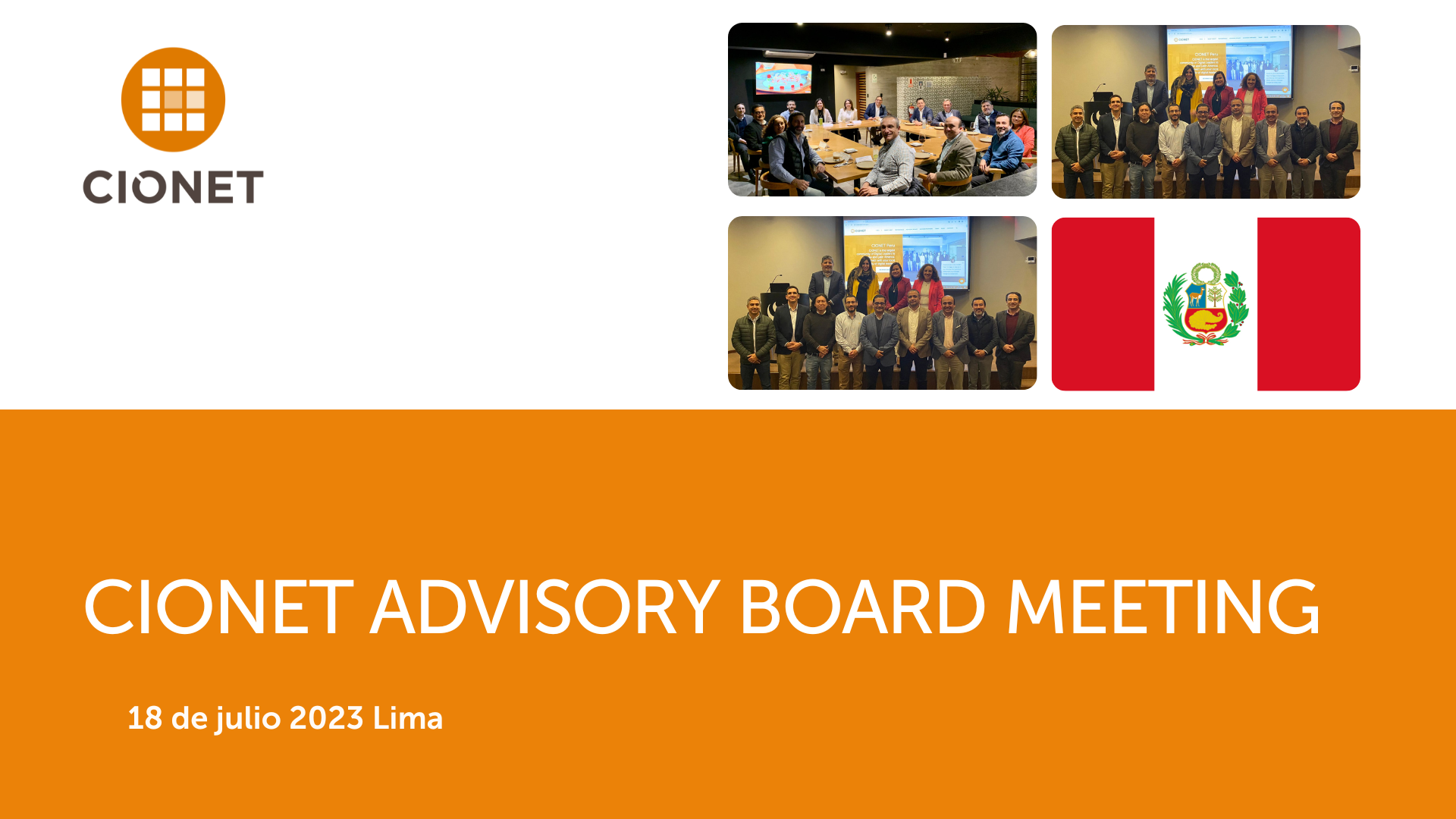 CIONET Events Overview